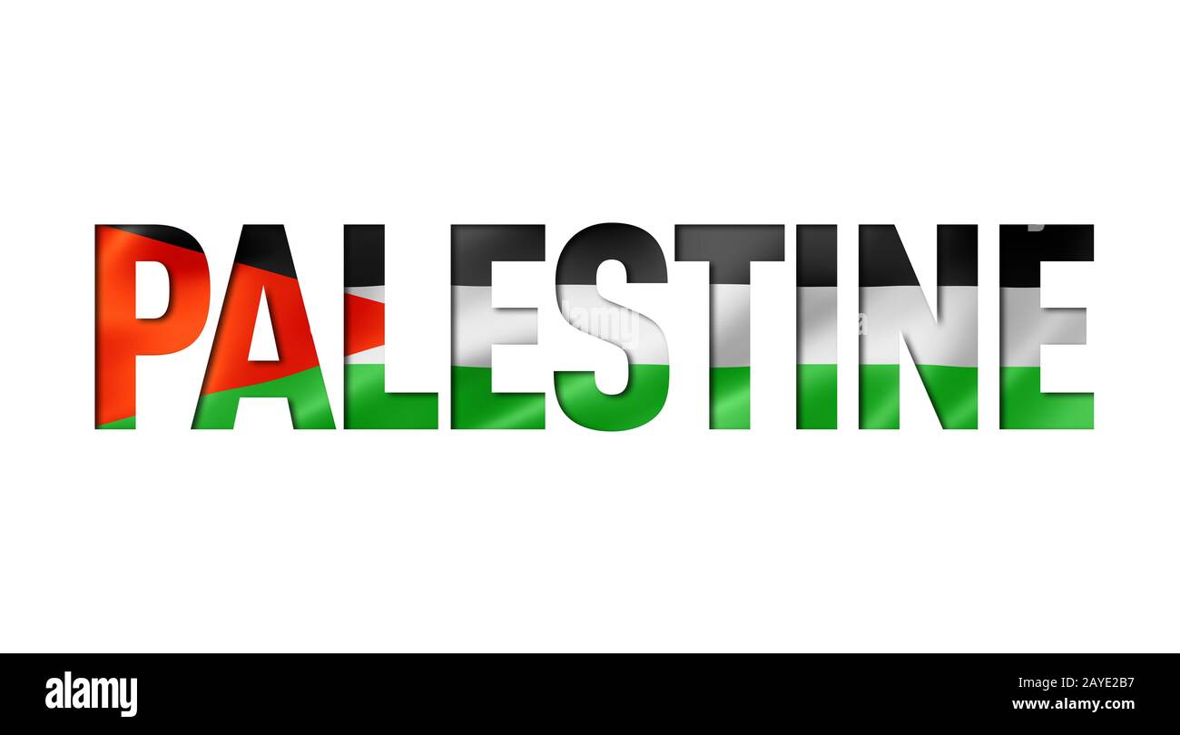 palestine flag text font Stock Photo - Alamy
