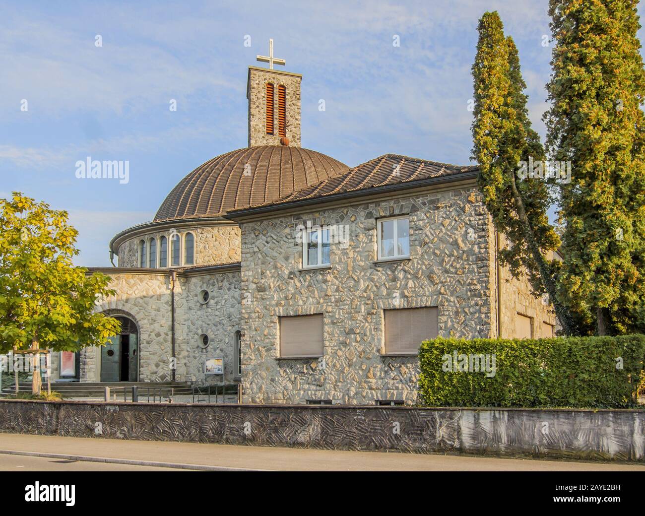 Theresienkirche Rheineck, Switzerland Stock Photo - Alamy
