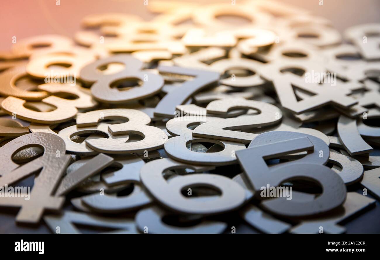 Abstract background white numbers hi-res stock photography and images ...