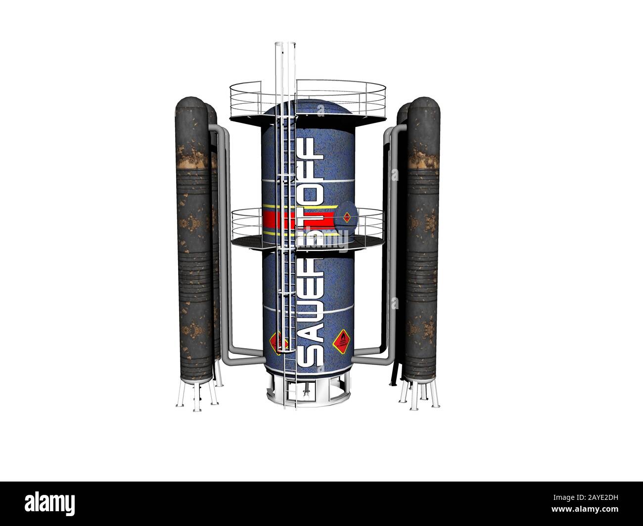 Oxygen tank station hi-res stock photography and images - Alamy