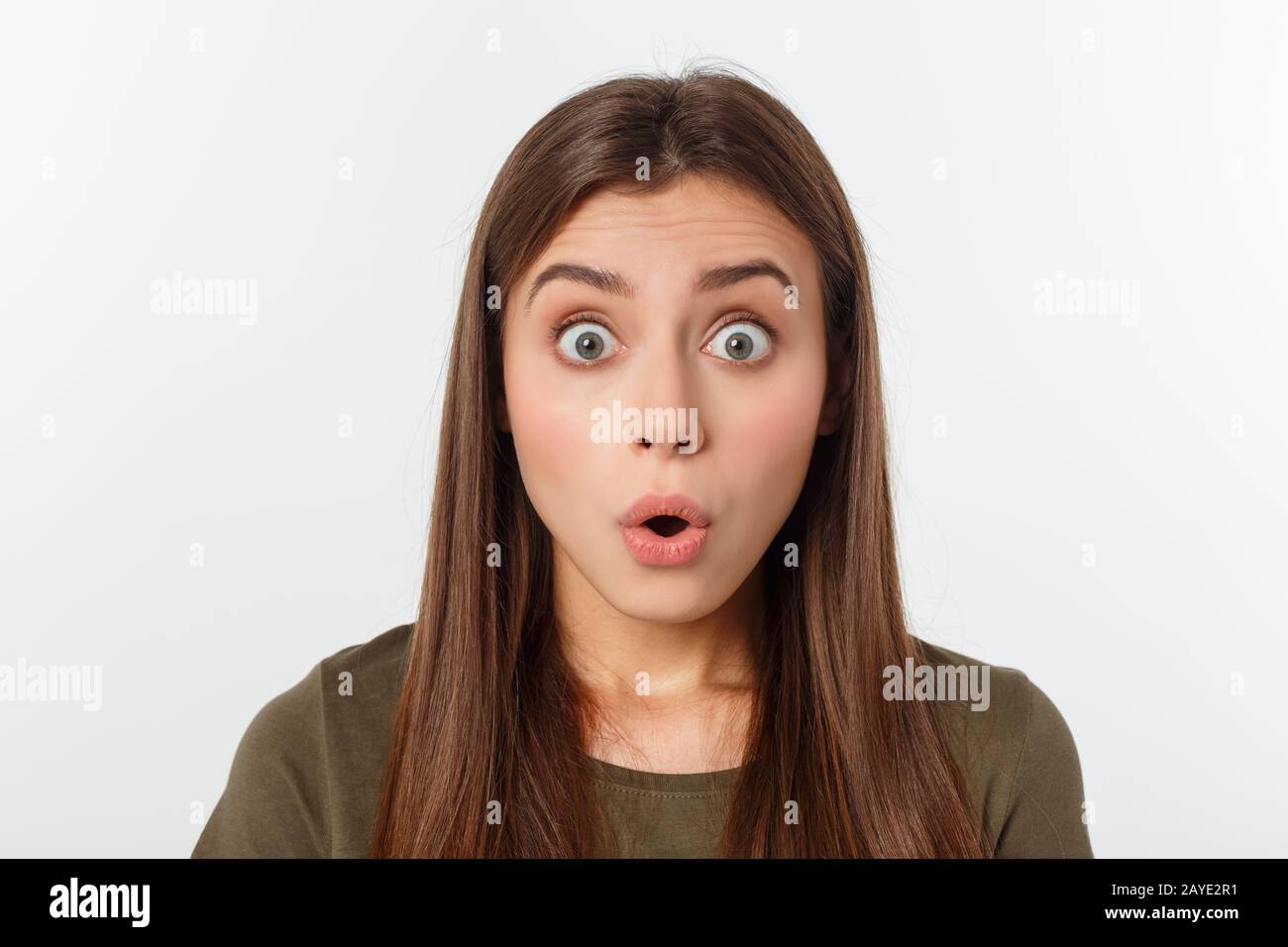 Amazement open mouth hi-res stock photography and images - Alamy
