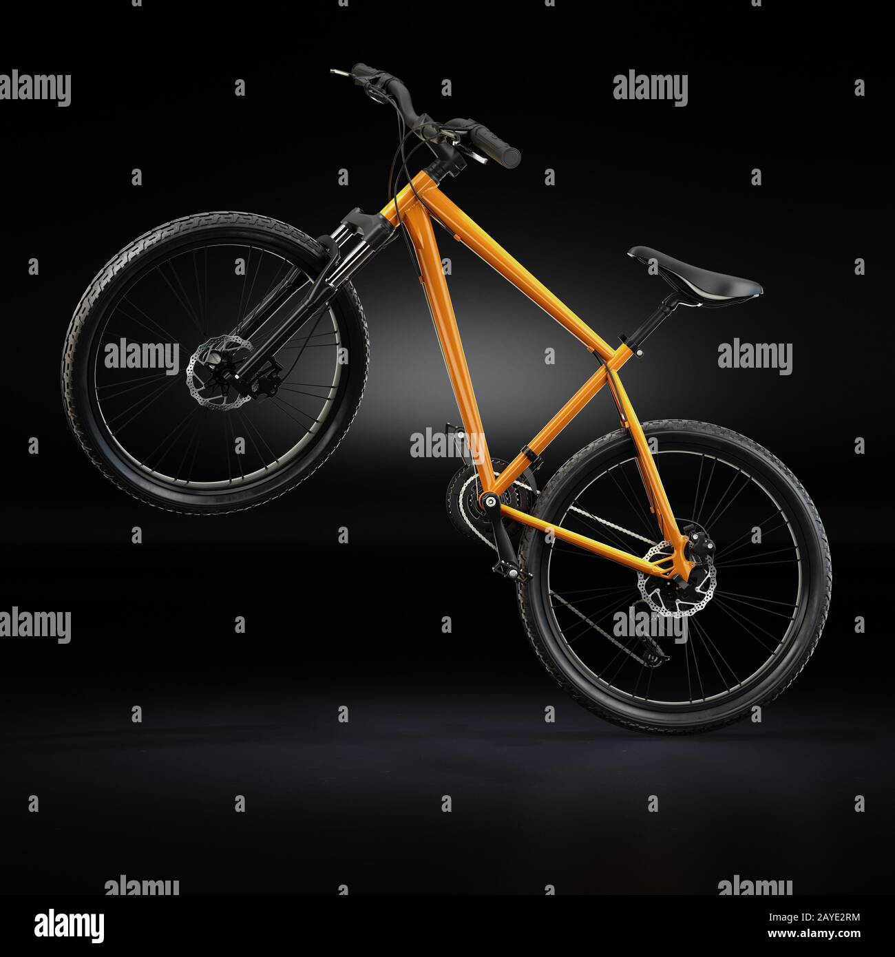 3D Rendering Mountain Bike Stock Photo - Alamy