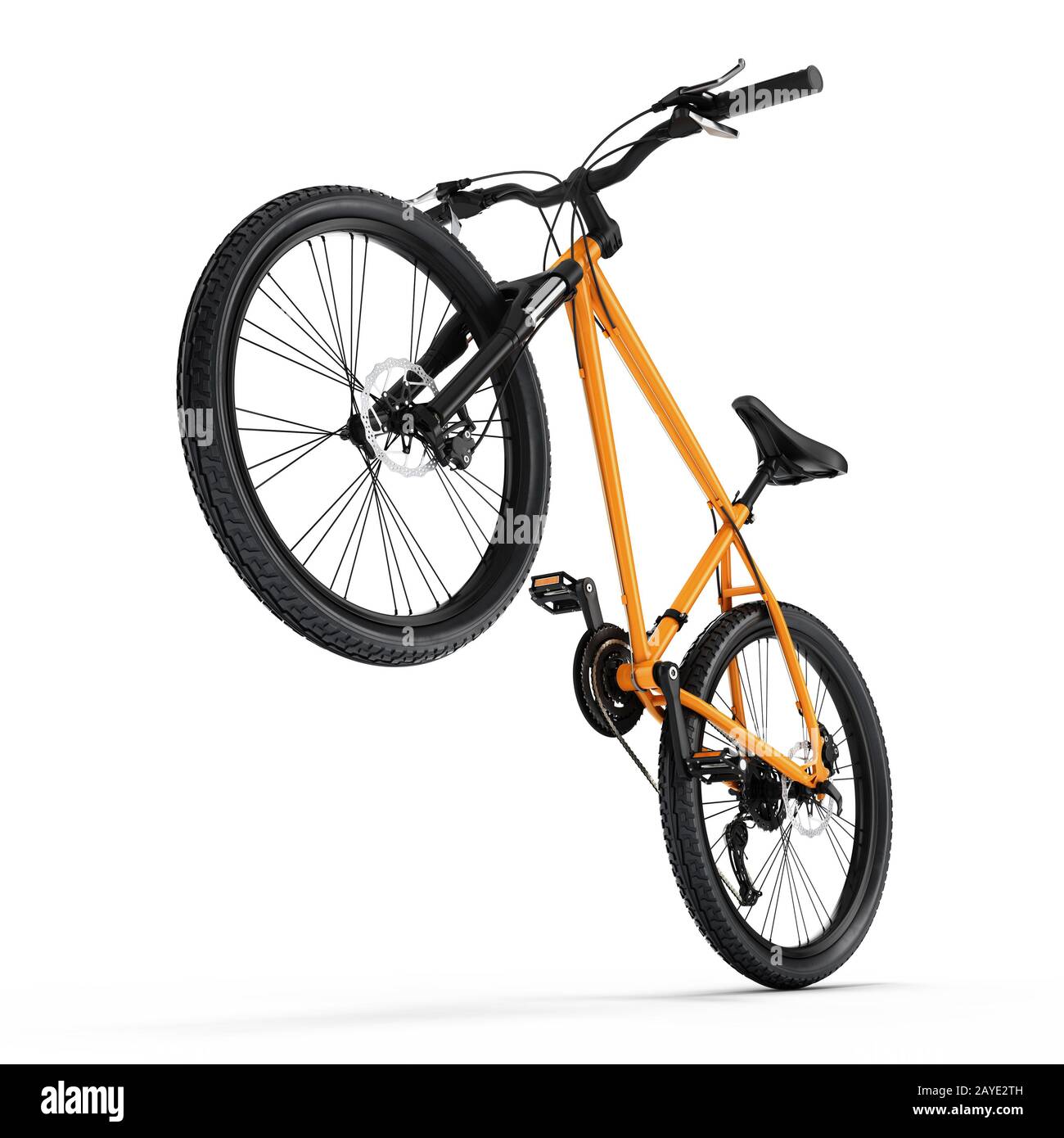 3D Rendering Mountain Bike Stock Photo - Alamy