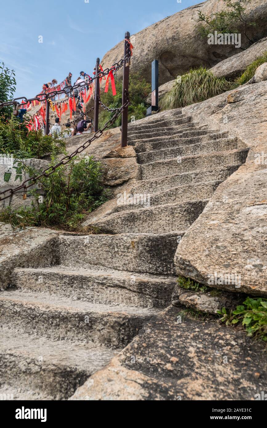 Stairs leading mountain top hi-res stock photography and images - Alamy