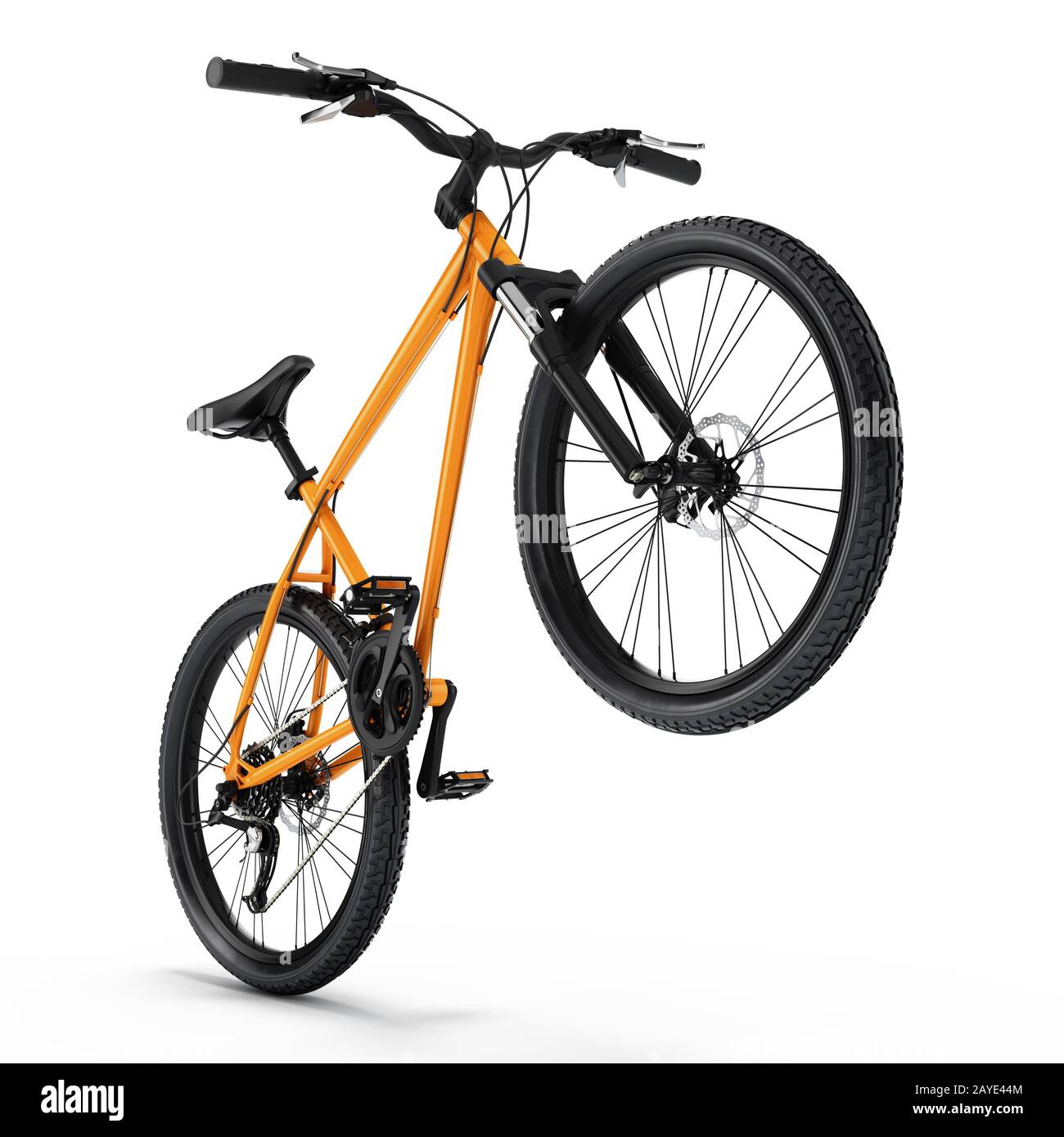 3D Rendering Mountain Bike Stock Photo - Alamy
