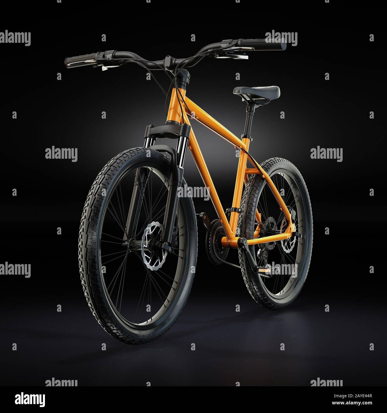 3D Rendering Mountain Bike Stock Photo - Alamy