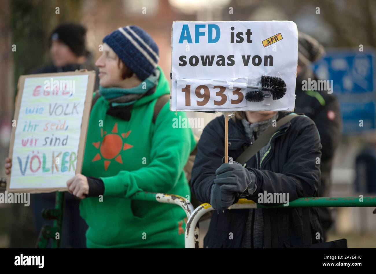15 February 2020, Baden-Wuerttemberg, Böblingen: A participant in a ...