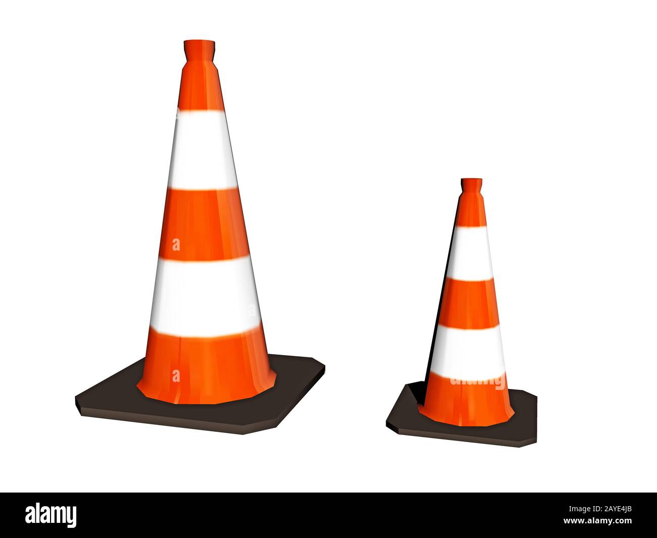 Red pylons hi-res stock photography and images - Alamy