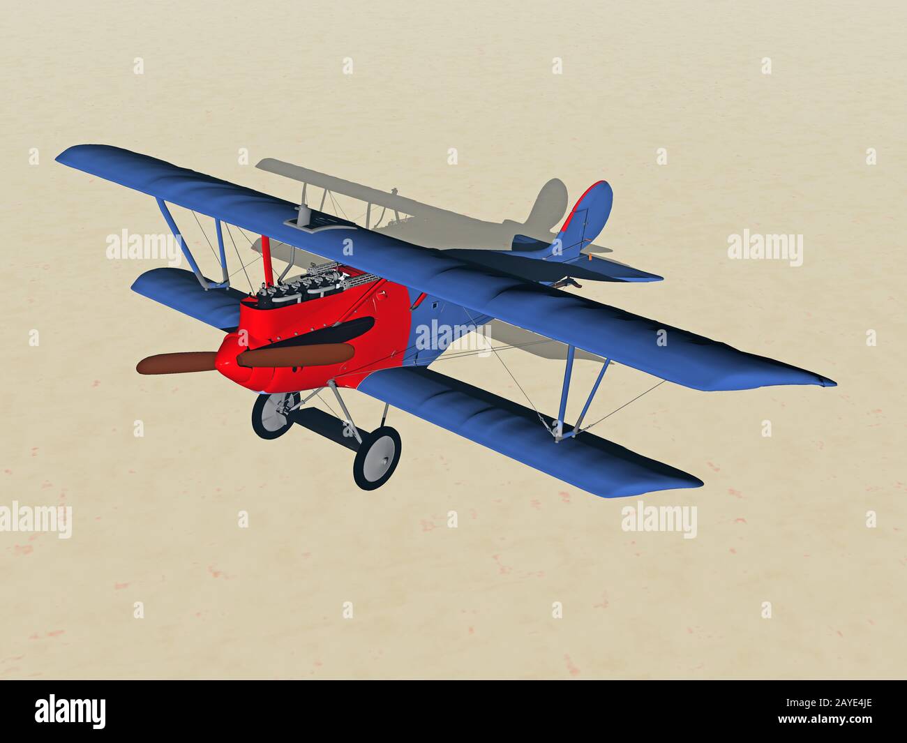 Biplane cartoon hi-res stock photography and images - Alamy