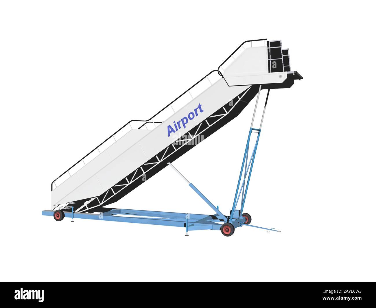 Airplane stairs hi-res stock photography and images - Alamy