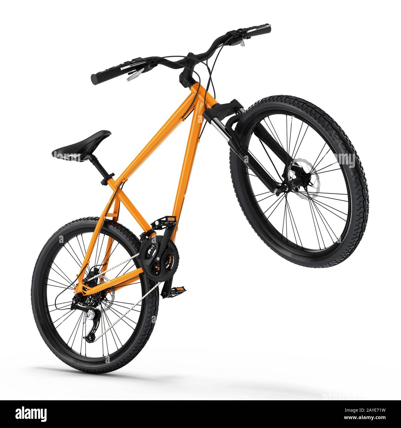 3D Rendering Mountain Bike Stock Photo - Alamy