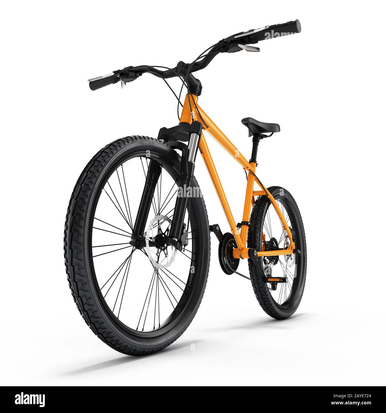 3D Rendering Mountain Bike Stock Photo - Alamy