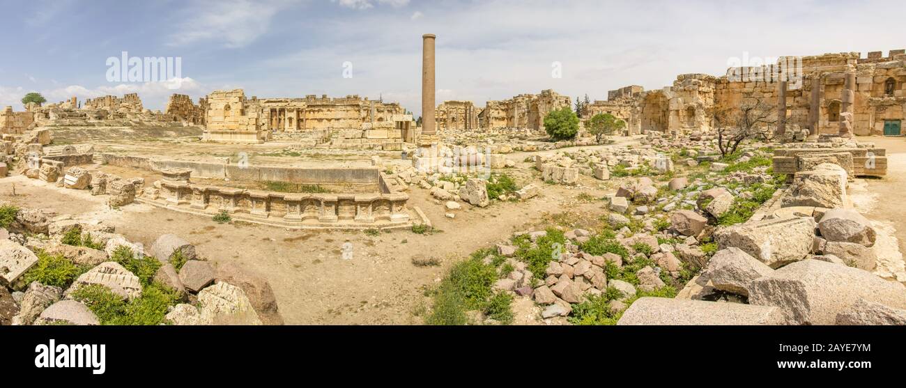 Place of two of the largest and grandest Roman temple ruins, the Unesco ...