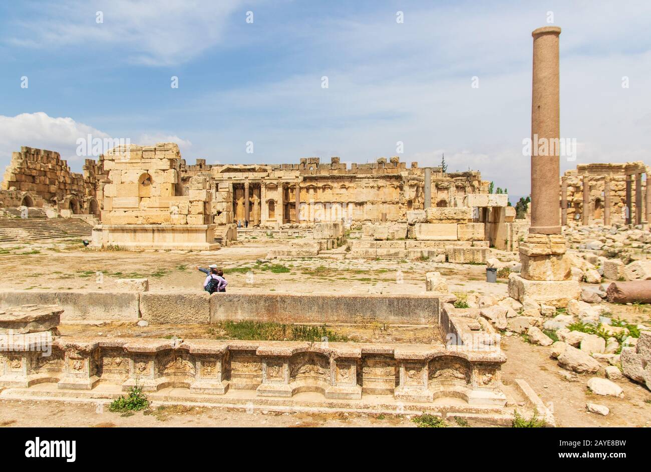 Place of two of the largest and grandest Roman temple ruins, the Unesco ...