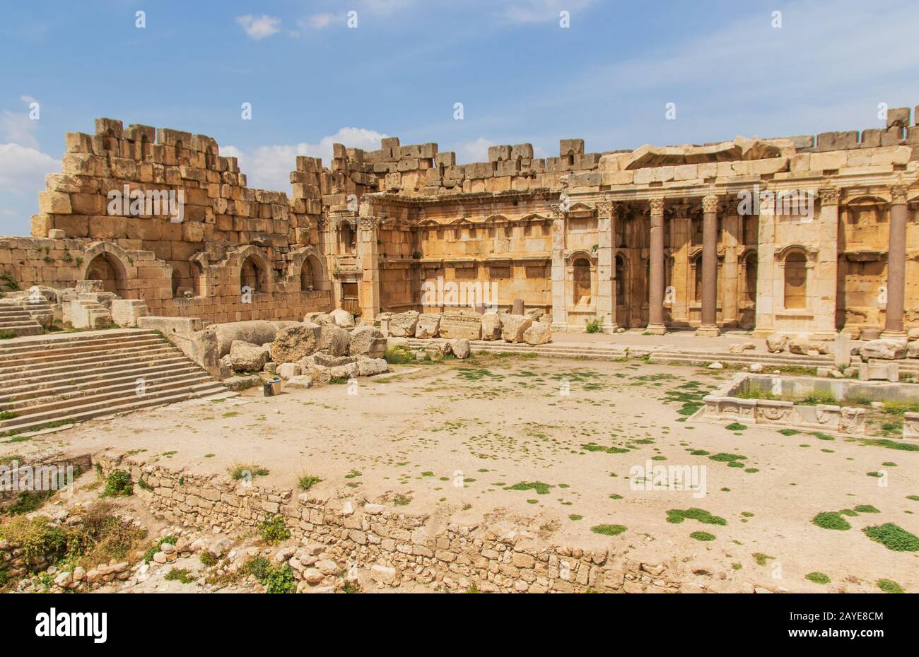 Place of two of the largest and grandest Roman temple ruins, the Unesco ...