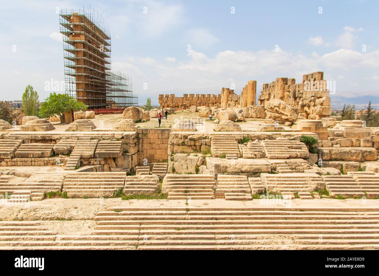 Place of two of the largest and grandest Roman temple ruins, the Unesco ...