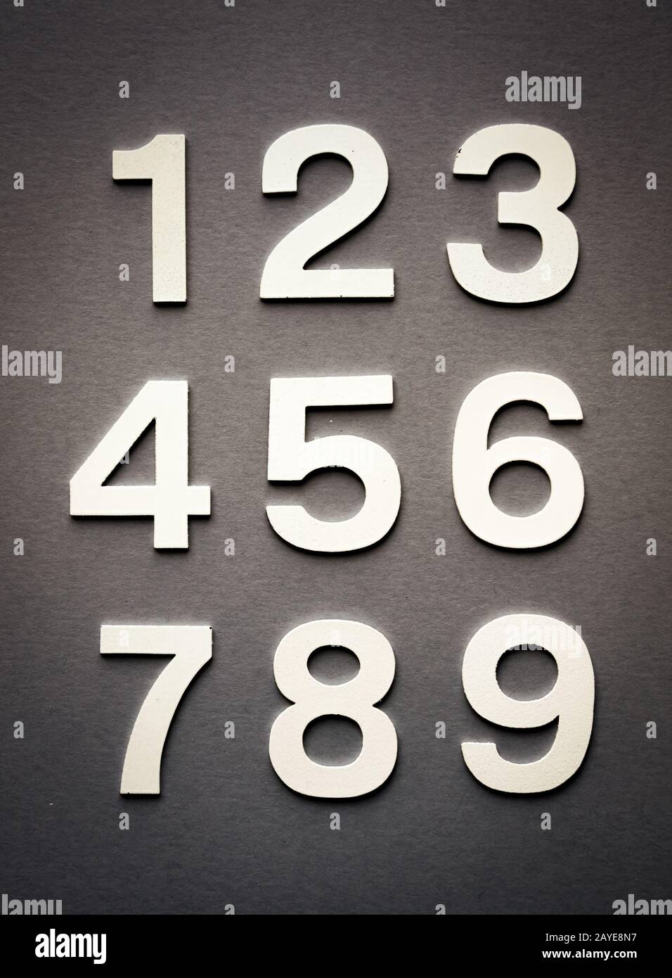 Mathematics background made with solid numbers Stock Photo - Alamy