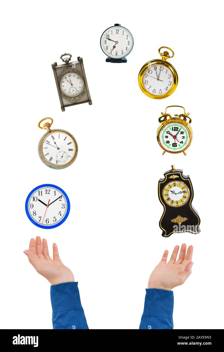 Throwing up hands Cut Out Stock Images & Pictures - Alamy