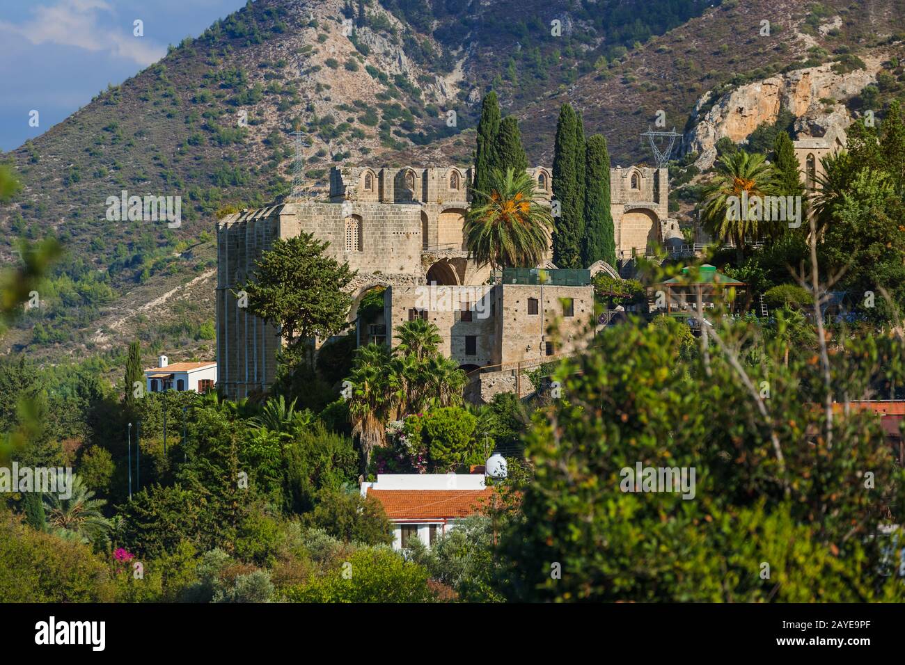 Bellapais Abbey monastery - Kyrenia (Girne) Northern Cyprus Stock Photo ...