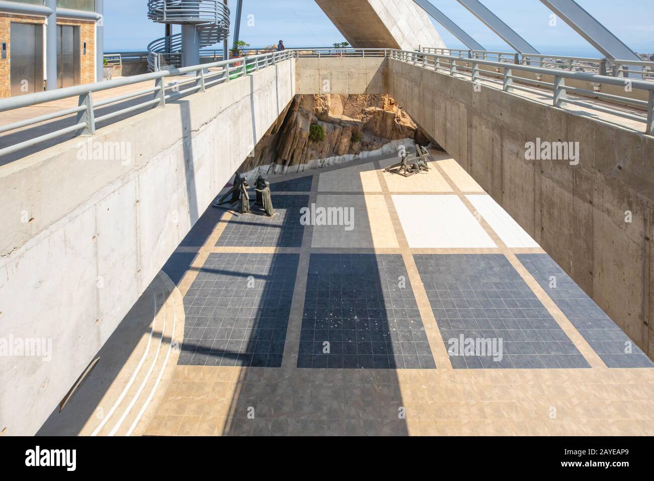 Chile Coquimbo panoramic terrace cross of the third millennium Stock ...