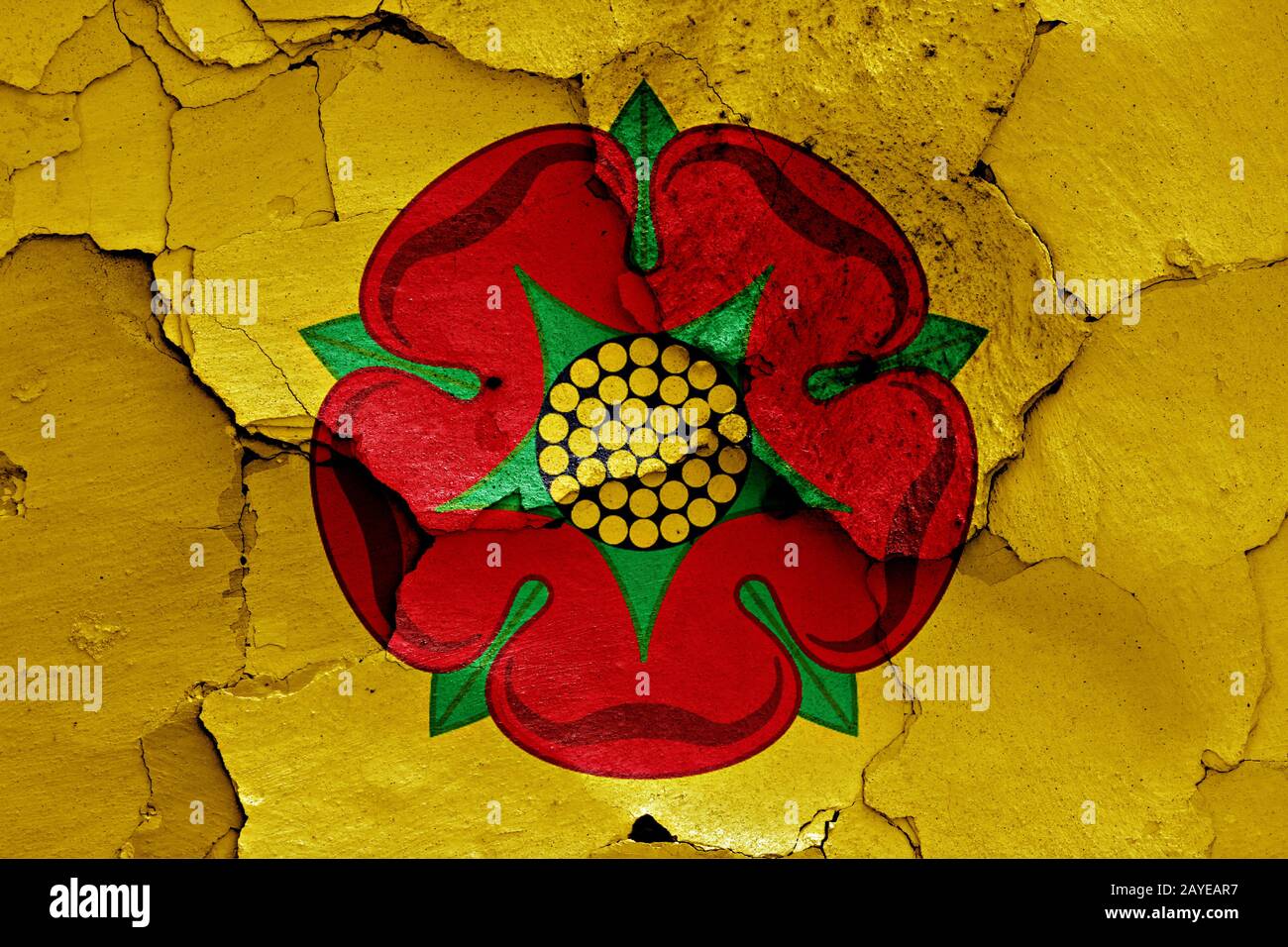 Lancashire flag hi-res stock photography and images - Alamy