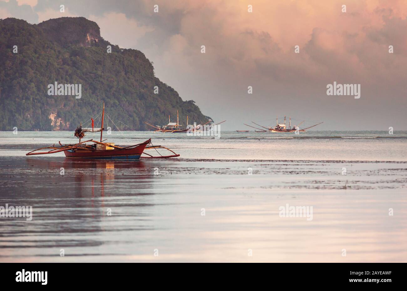 Boat in Philippines Stock Photo - Alamy