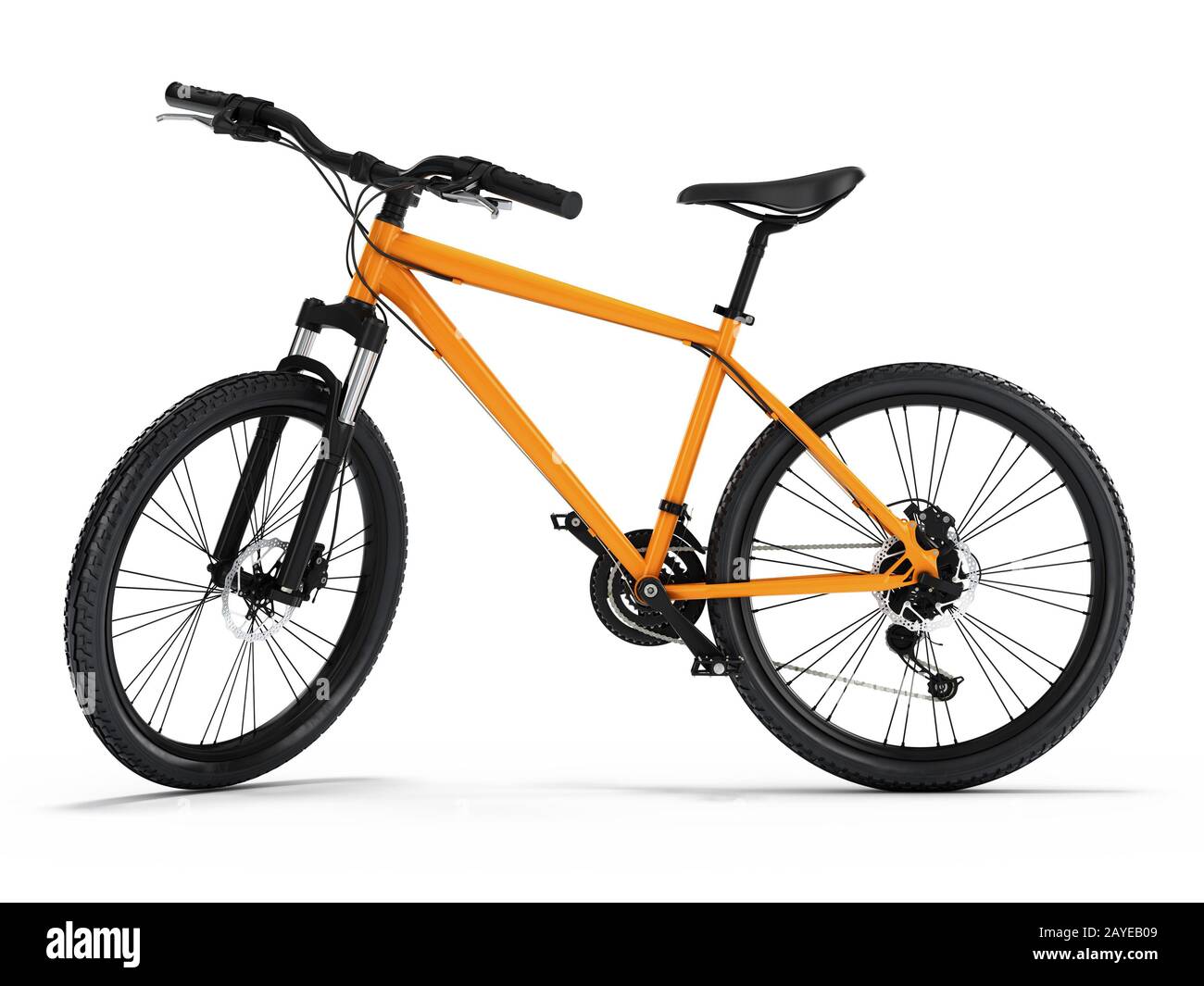 3D Rendering Mountain Bike Stock Photo - Alamy