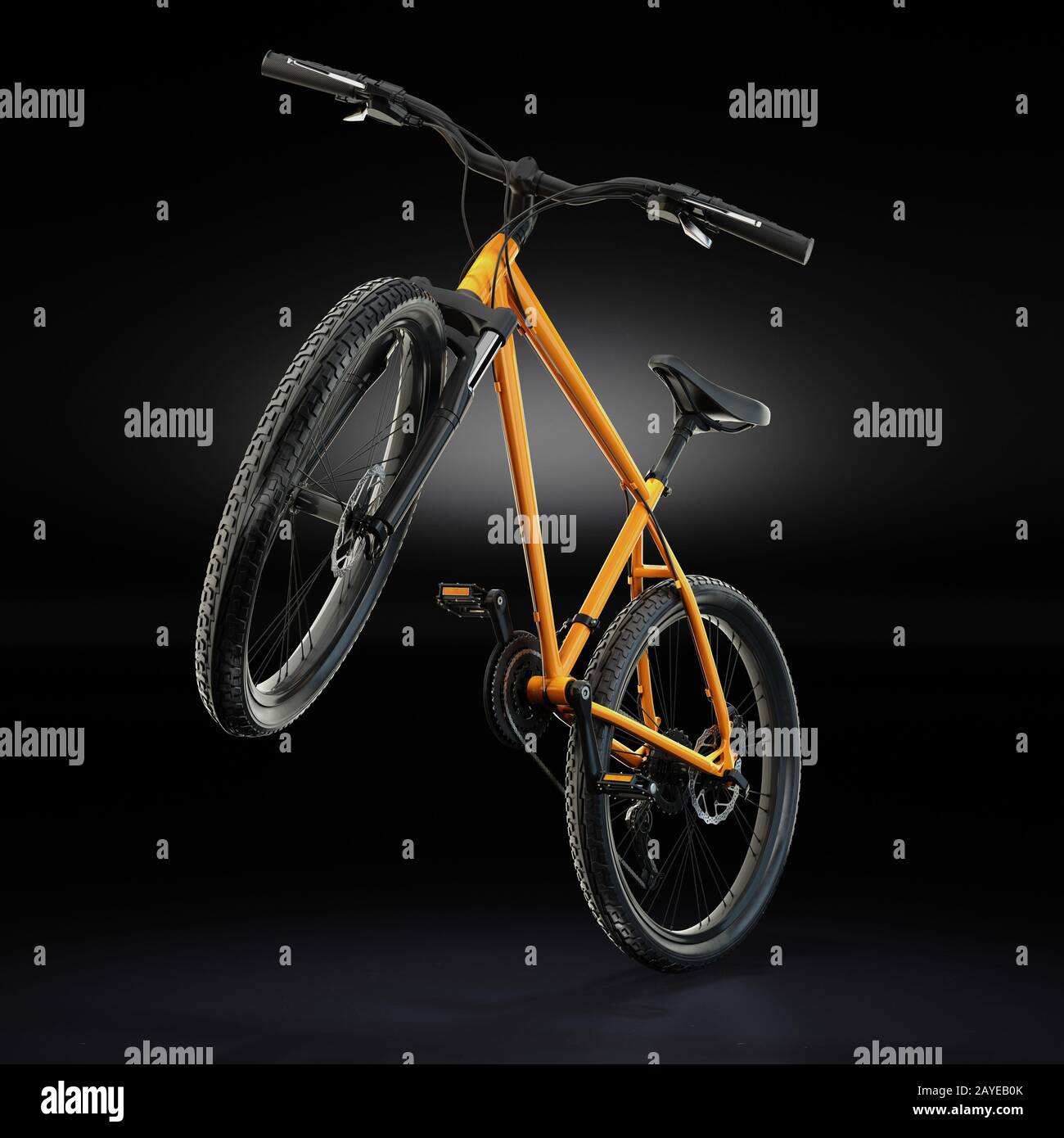 3D Rendering Mountain Bike Stock Photo - Alamy