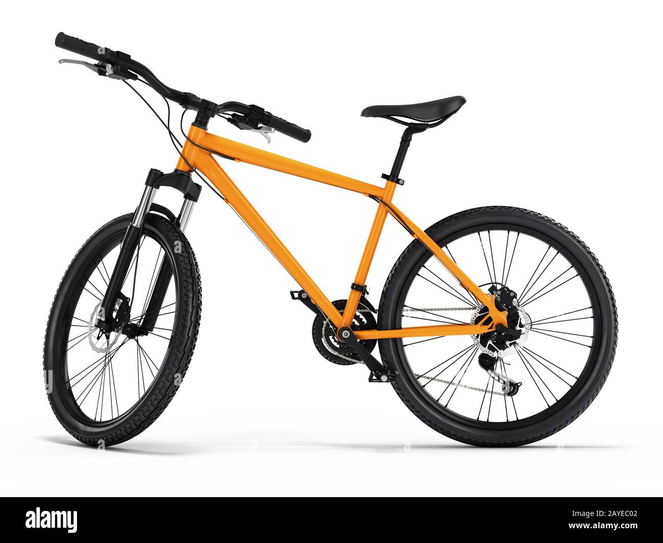 3D Rendering Mountain Bike Stock Photo - Alamy