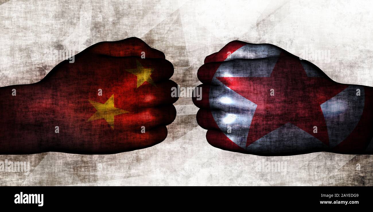 North korea fist hi-res stock photography and images - Alamy