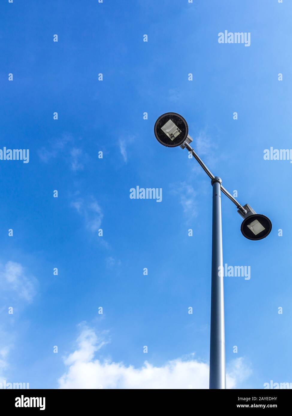 Modern street lamp Stock Photo - Alamy