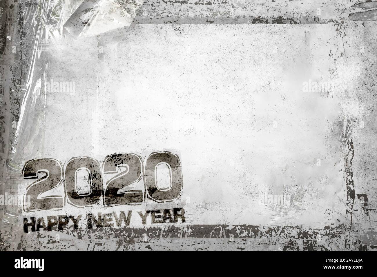 Happy 2020 Grunge Background Stock Photo - Alamy