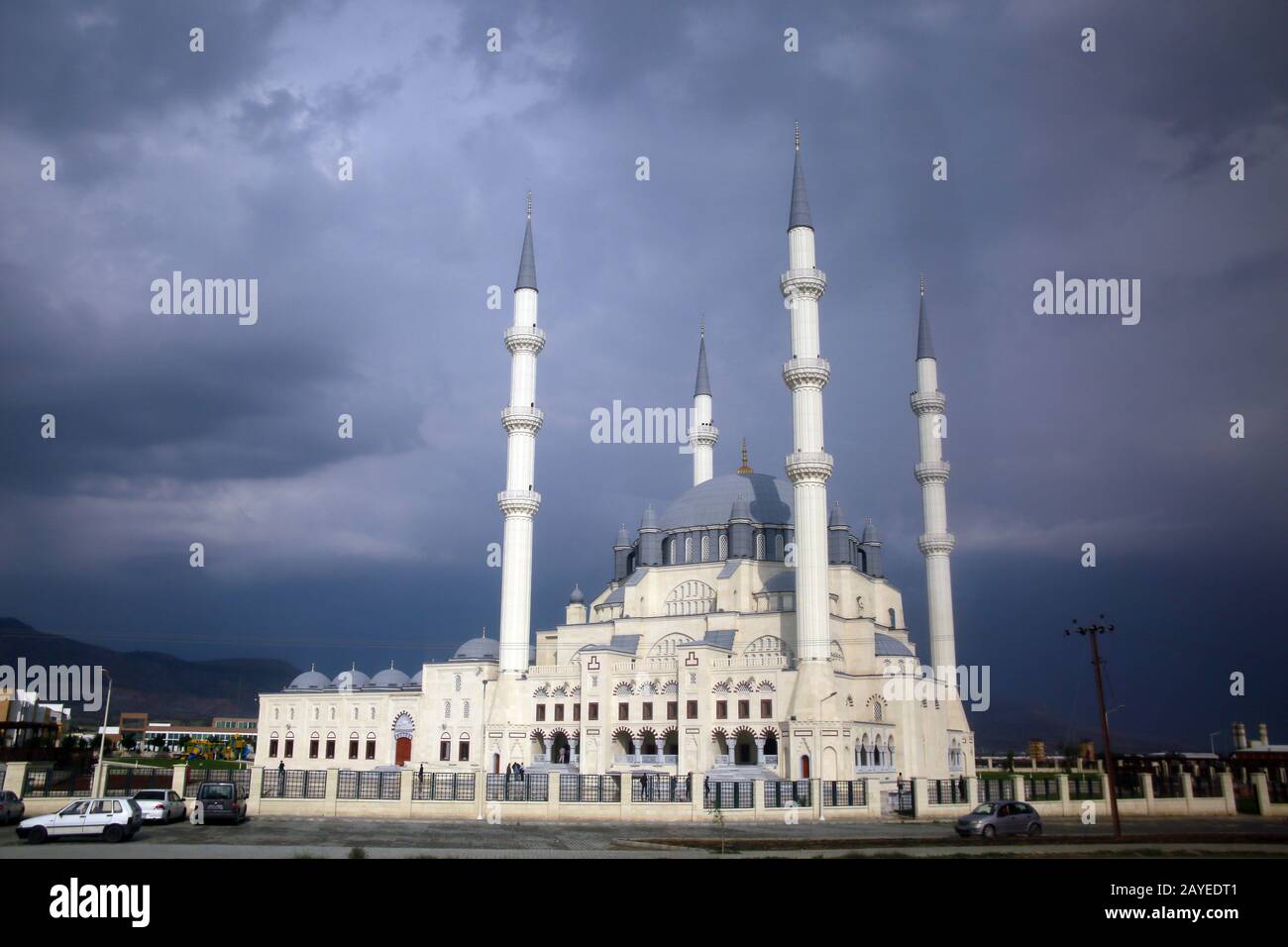 Hala Sultan Camii Mosque Stock Photo - Alamy