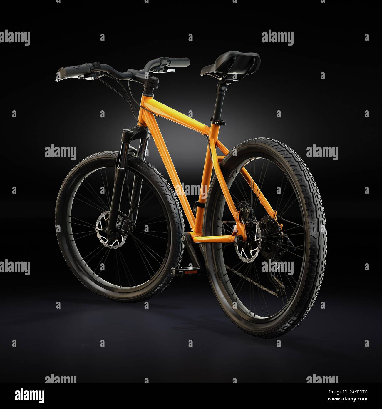3D Rendering Mountain Bike Stock Photo - Alamy