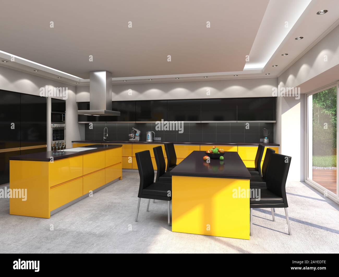 3d kitchen cupboard hi-res stock photography and images - Alamy