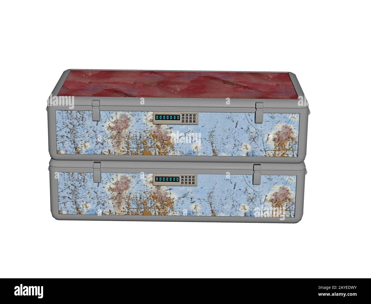 Gun lock box Cut Out Stock Images & Pictures - Alamy