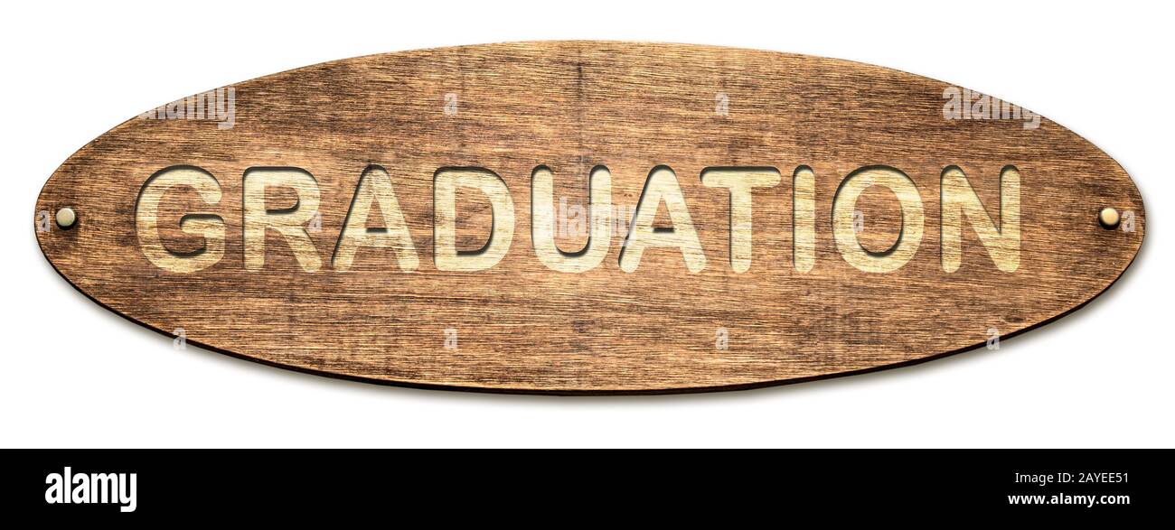Street Sign to Graduation Stock Photo - Alamy