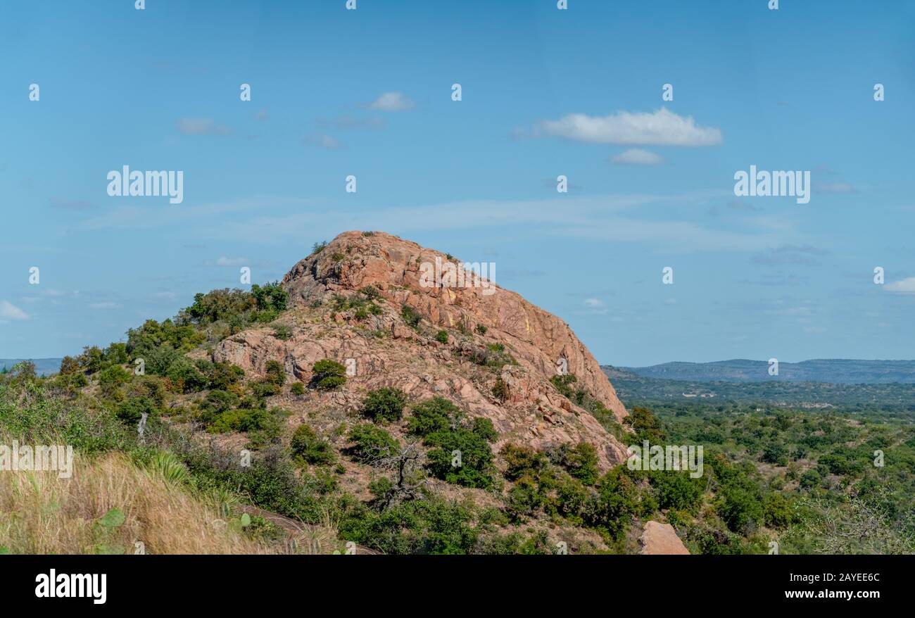 Turkey Peak at Enchanted Rock Stock Photo - Alamy