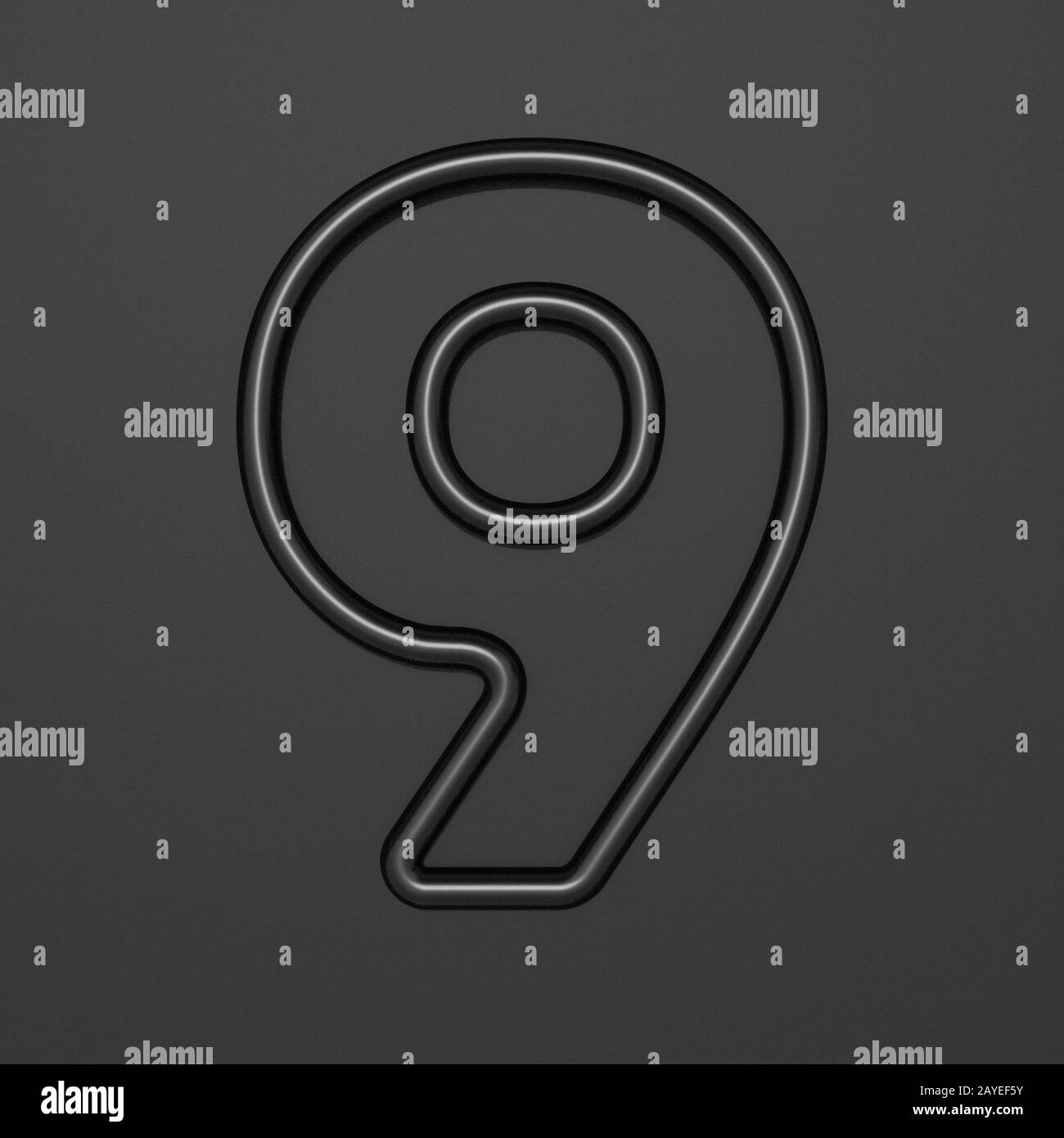 Digital number font Black and White Stock Photos & Images - Alamy