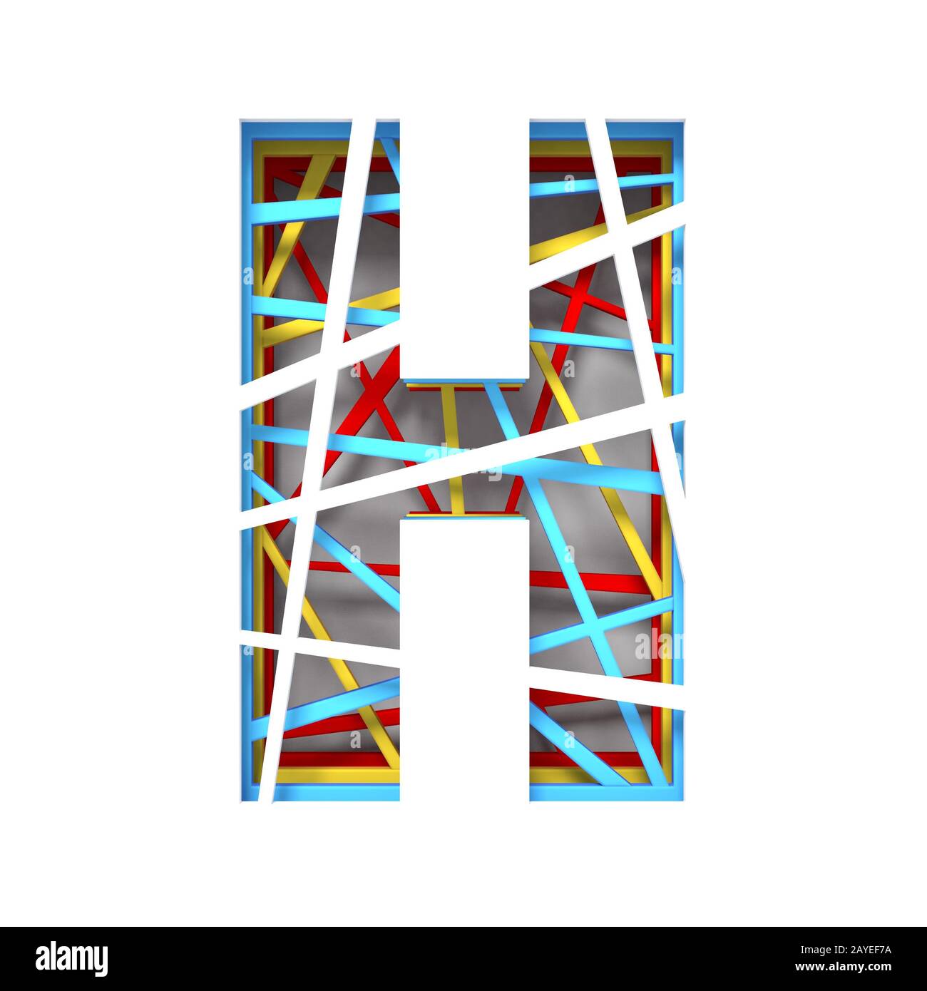 Paper h Cut Out Stock Images & Pictures - Alamy