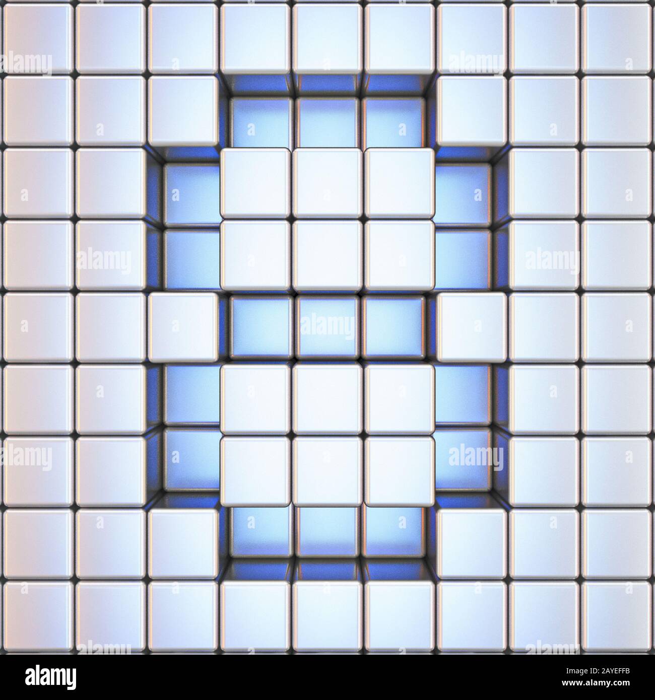 Blue grid mathematical surface hi-res stock photography and images - Alamy