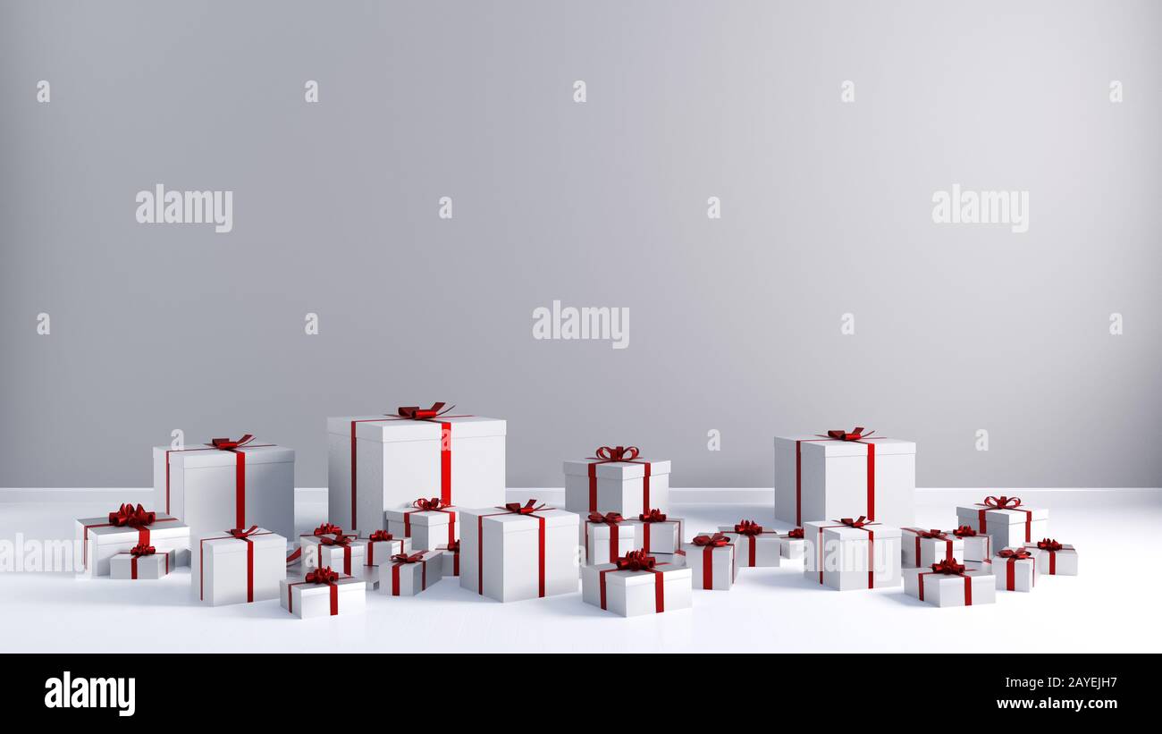 Rows of presents hi-res stock photography and images - Alamy