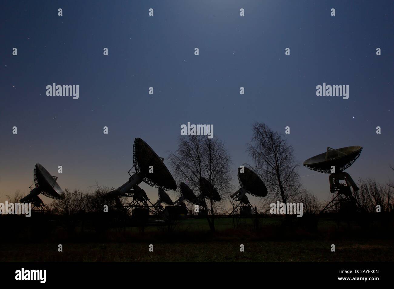 Arcminute Microkelvin Imager (AMI) Large array antennae. A cosmic ...