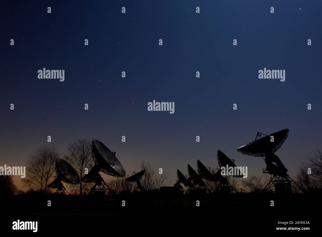 Arcminute Microkelvin Imager (AMI) Large array antennae. A cosmic ...