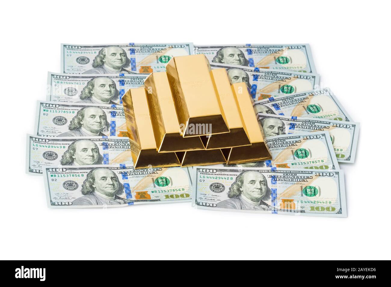 Money gold Cut Out Stock Images & Pictures - Alamy