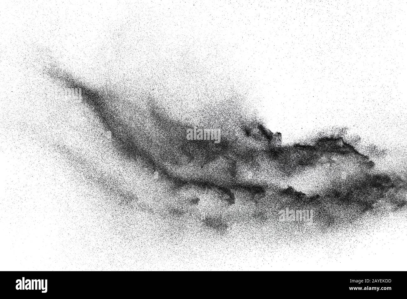 Explosion impact cloud particles hi-res stock photography and images ...