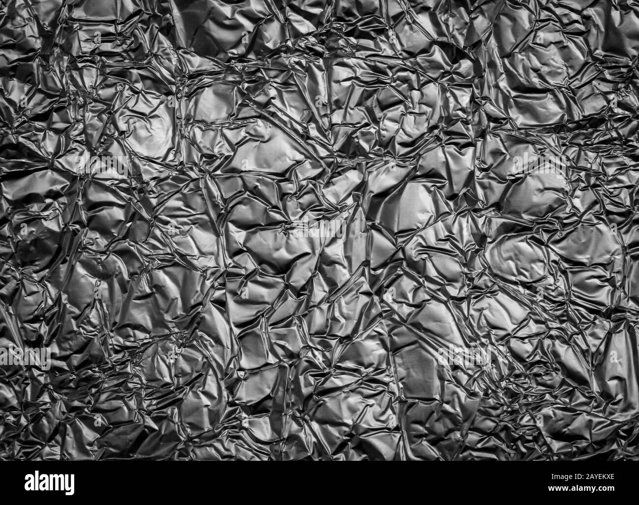 Crumpled aluminum foil hi-res stock photography and images - Alamy