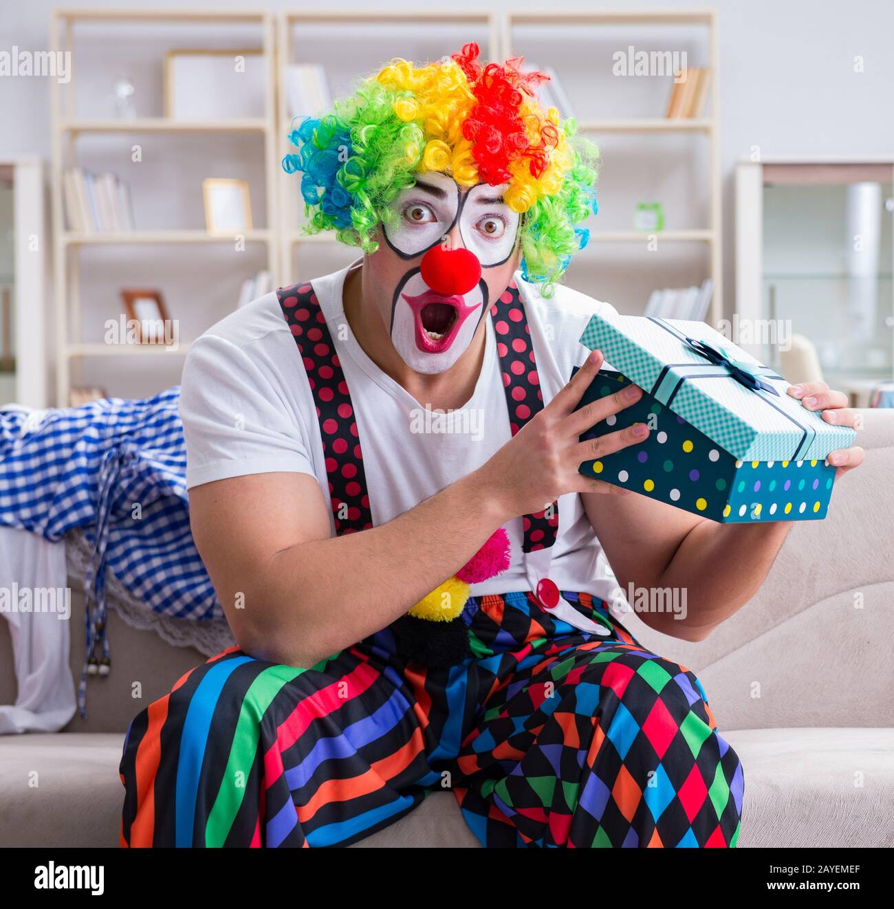 Drunk clown hi-res stock photography and images - Alamy