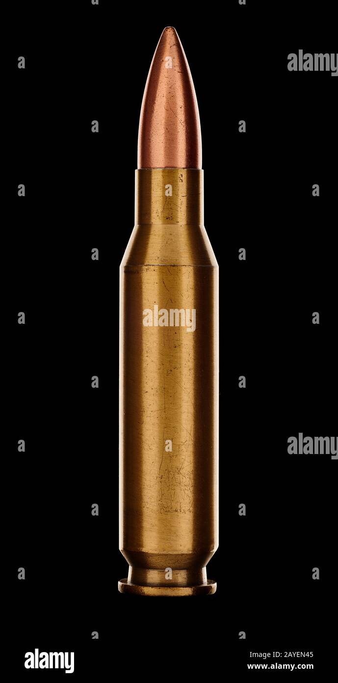 Full metal jacket bullet Stock Photo - Alamy