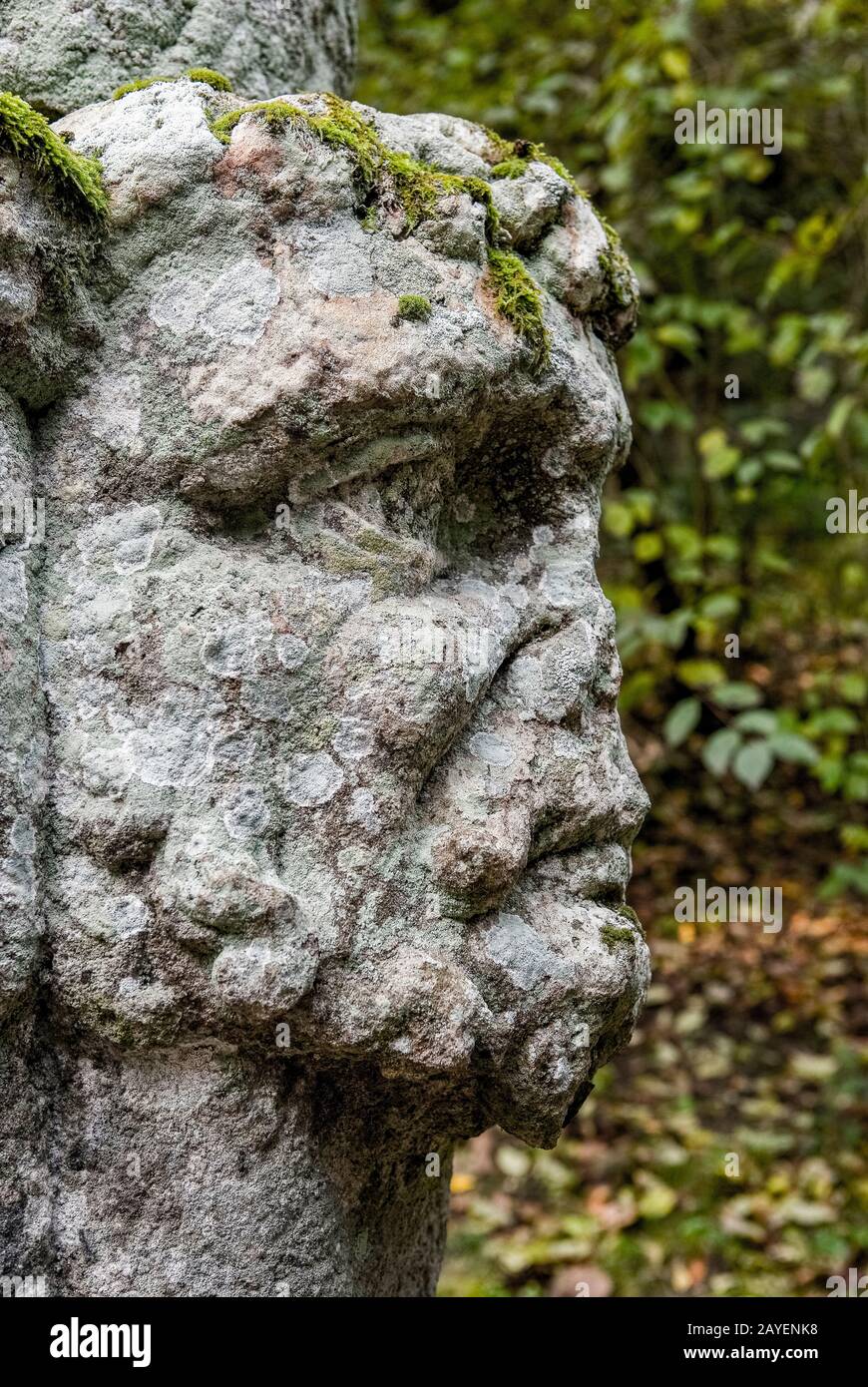 Italy, Lazio, the Bomarzo garden Of Monster ( Giardino Dei Mostri Stock ...